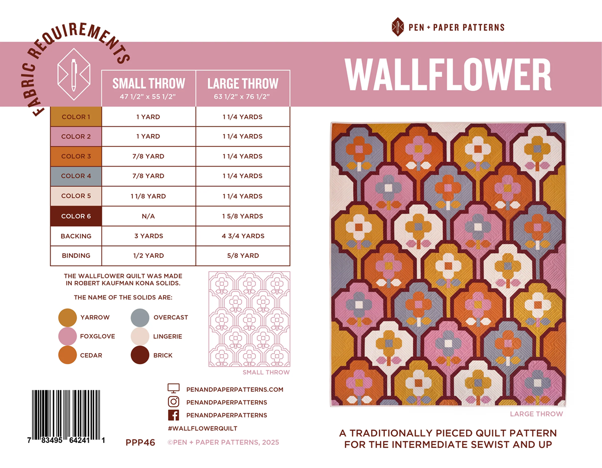 Wallflower Quilt Mock-Up