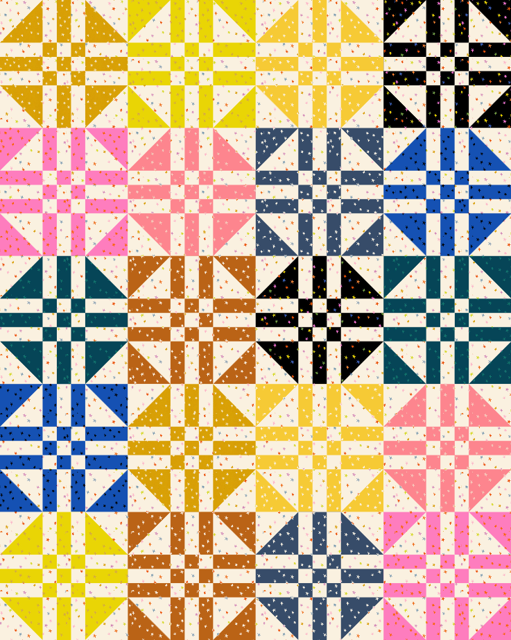 The Dobbin Quilt Quilt Mock-Up