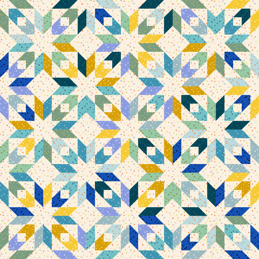 Same Sky Quilt Mock-Up